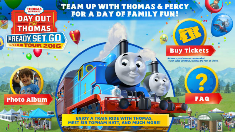 Spend A Day Out With Thomas The Tank Engine