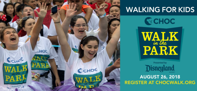Support CHOC Kids. Register For CHOC Walk in the Park, August 26th ...