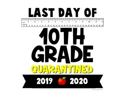 FREE PRINTABLE: 2020 Last Day of School Quarantine Signs - Balancing ...