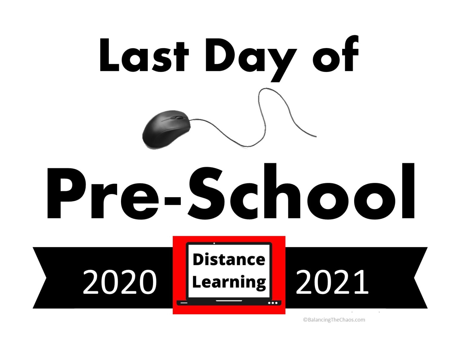 FREE PRINTABLES: 2020-2021 Last Day of School Distance Learning ...